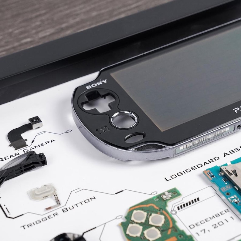 Sony PS VITA Teardown Digital Template - Etsy