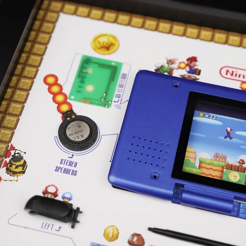 Nintendo DS Teardown Digital Template (+3D New Super Mario Bros Version ...