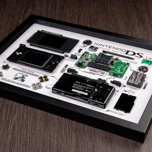 Nintendo NDS Lite Teardown Digital Templates (black & White Versions ...