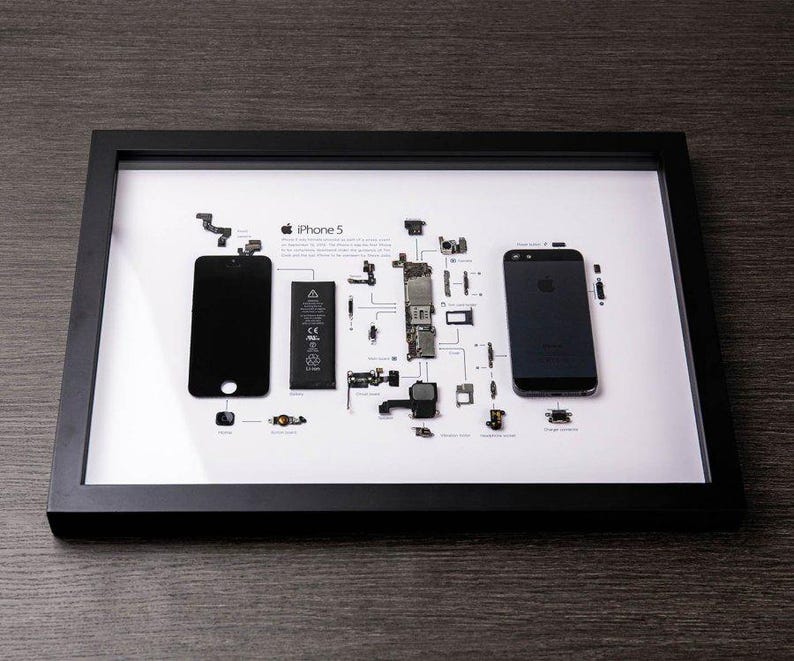 Apple iPhone 5 Teardown Digital Template - Etsy