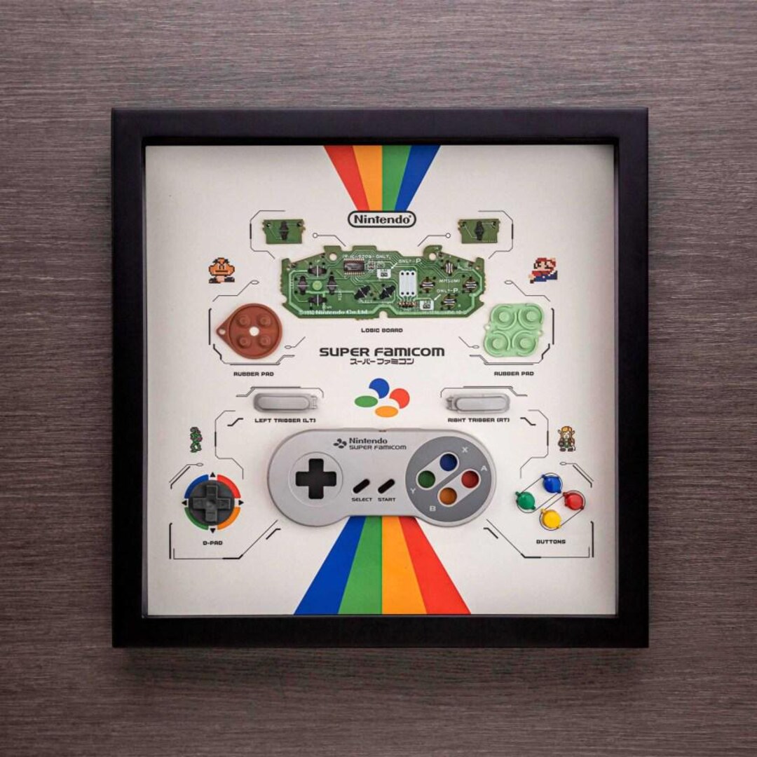 Nintendo Super Famicom Teardown Digital Template - Etsy