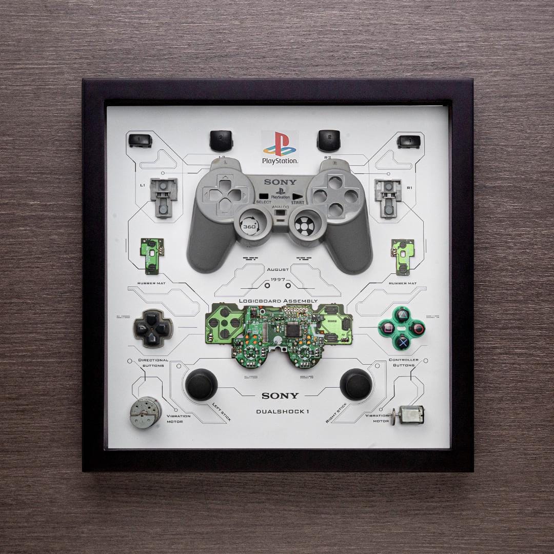 Sony Playstation Dualshock 1 Teardown Digital Template - Etsy