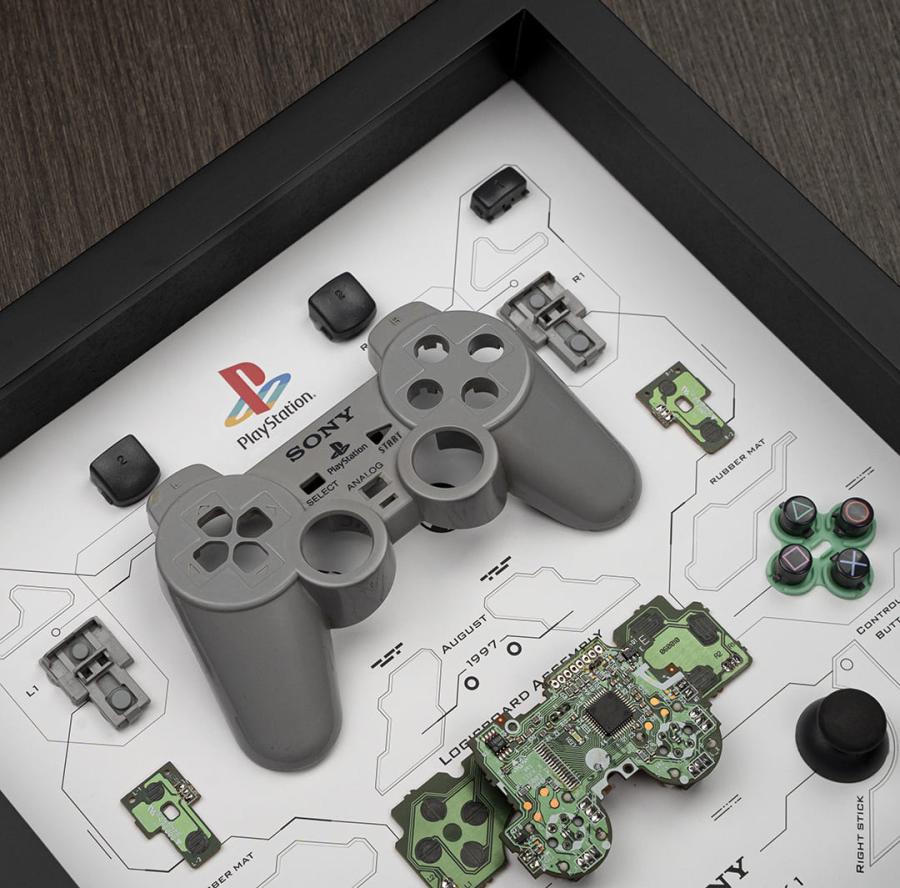 Sony Playstation Dualshock 1 Teardown Digital Template - Etsy