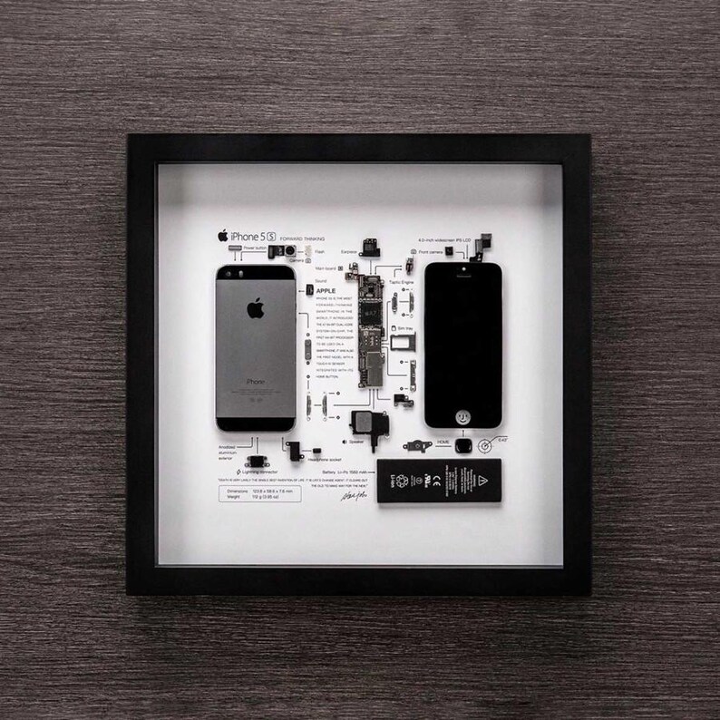 Apple iPhone 5S Teardown Digital Template - Etsy
