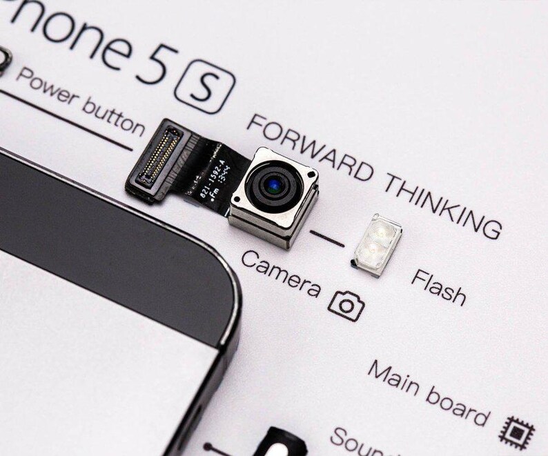 Apple iPhone 5S Teardown Digital Template - Etsy