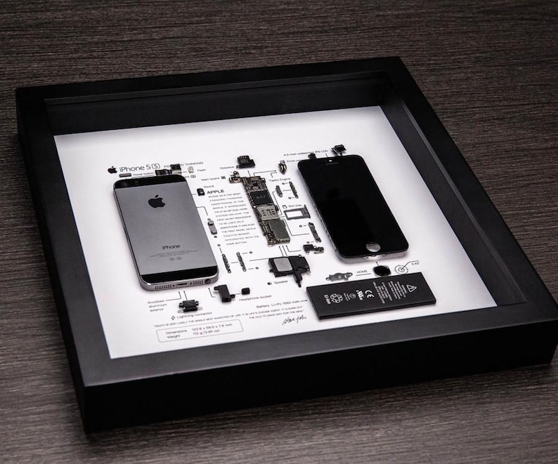 Apple iPhone 5S Teardown Digital Template - Etsy