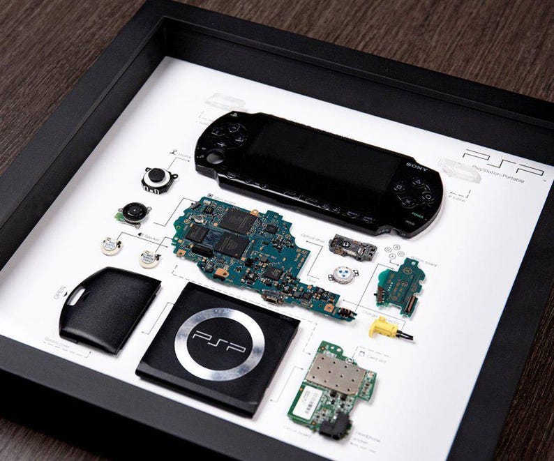 Sony PSP 1000 Teardown Digital Template - Etsy