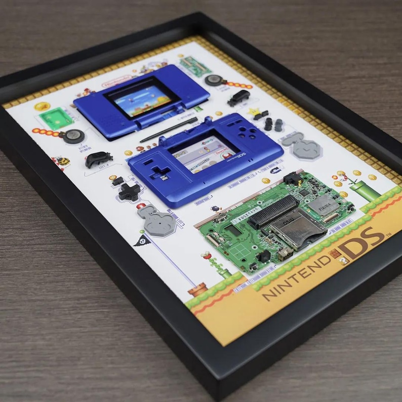 Nintendo DS Teardown Digital Template (+3D New Super Mario Bros Version ...