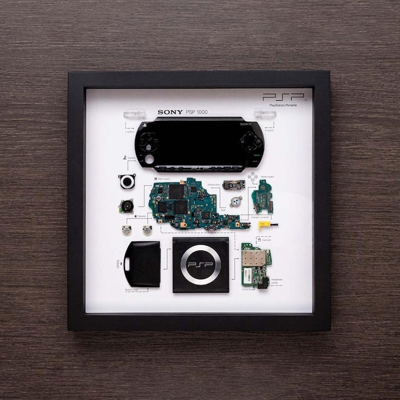 Sony PSP 1000 Teardown Digital Template - Etsy