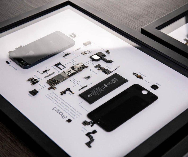 Apple iPhone 5 Teardown Digital Template - Etsy