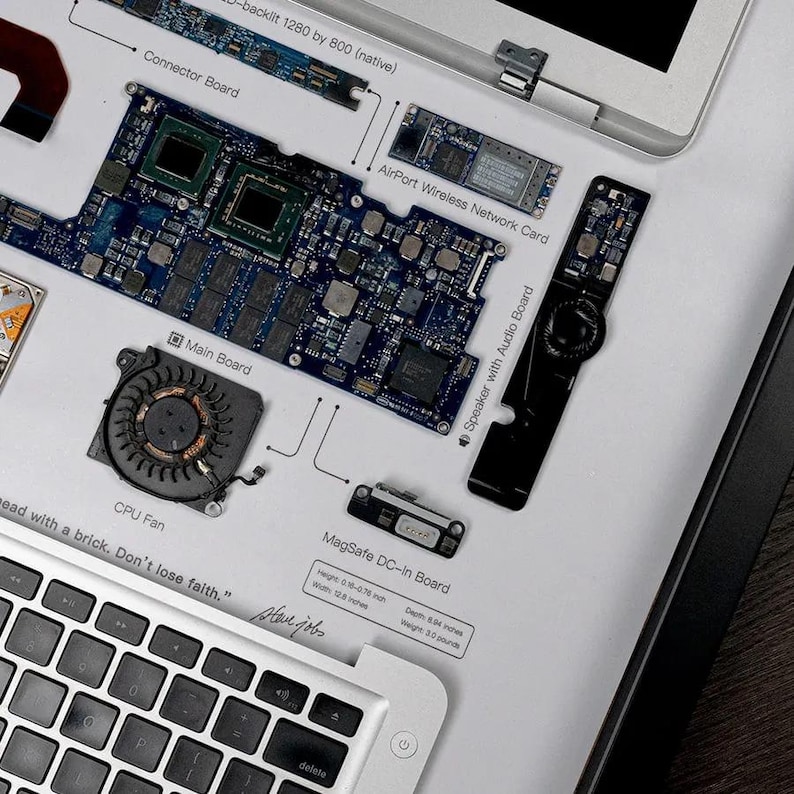 Apple MacBook Air A1237 (1st Generation) 13.3inch Teardown Digital ...