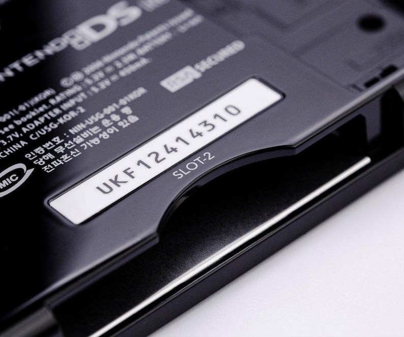 Nintendo NDS Lite Teardown Digital Templates (black & White Versions ...
