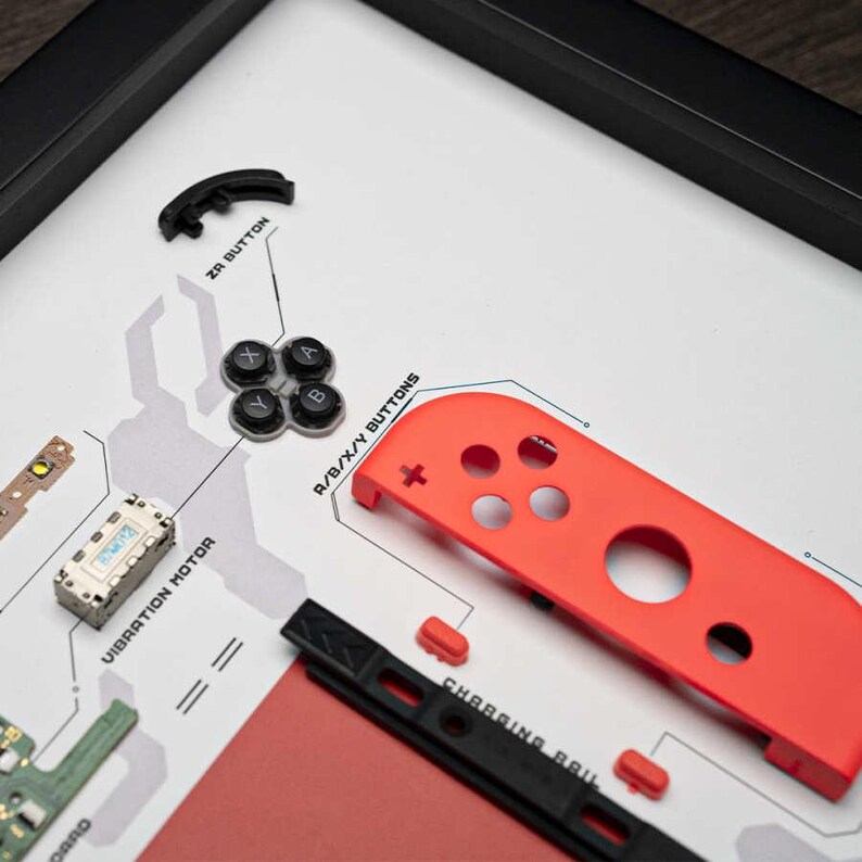 Nintendo Switch JOY-CON Teardown Digital Template - Etsy