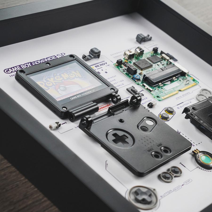 Nintendo Game Boy Advance SP Teardown Digital Template - Etsy