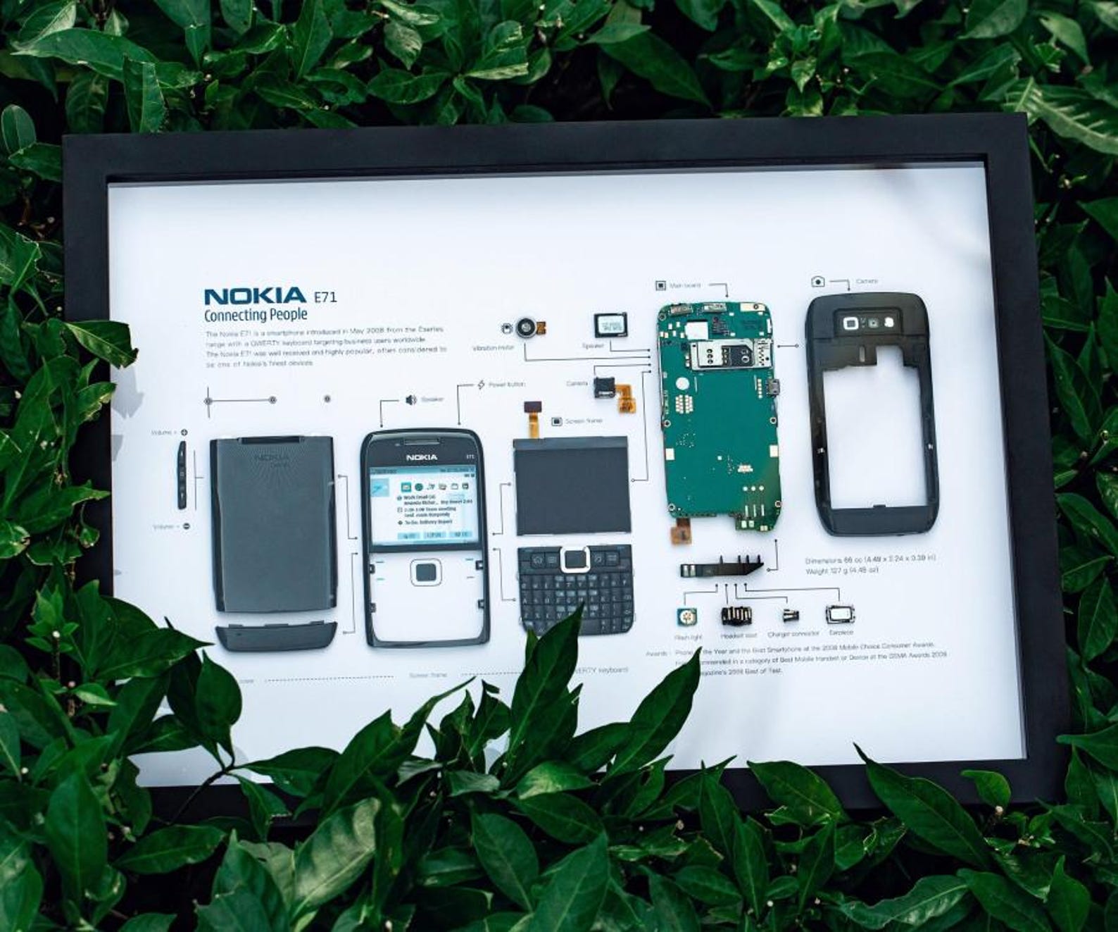 Nokia E71 Teardown Digital Template - Etsy