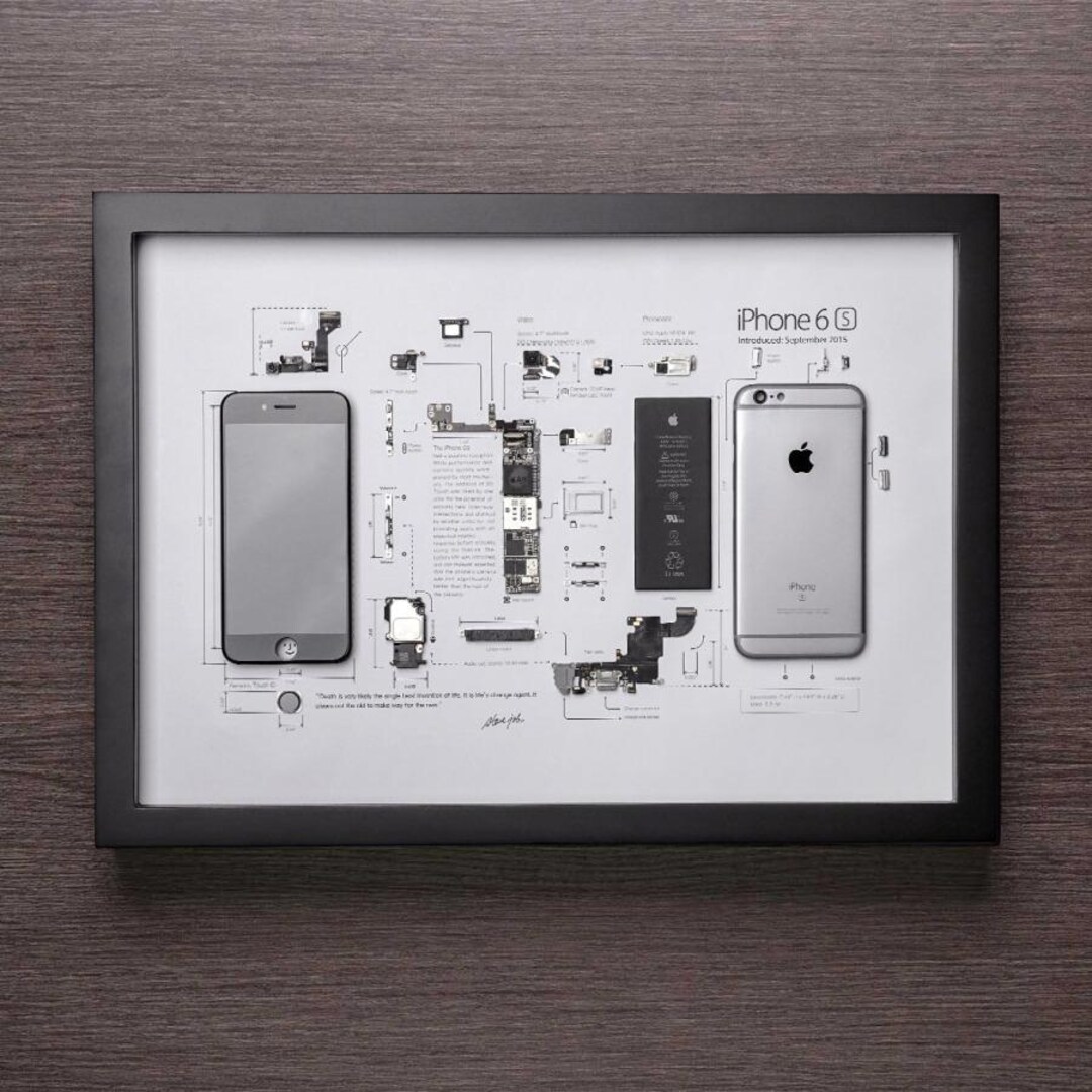 Apple iPhone 6s Teardown Digital Template - Etsy