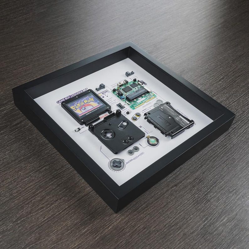 Nintendo Game Boy Advance SP Teardown Digital Template - Etsy