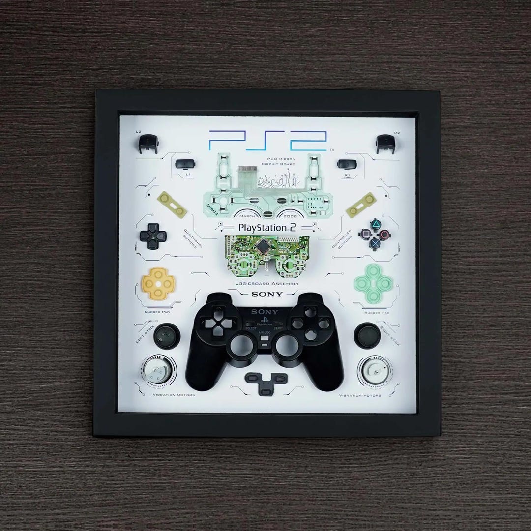 Sony Playstation Dualshock 2 Teardown Digital Template - Etsy