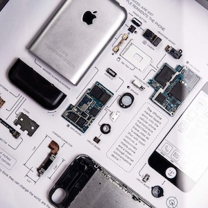Apple iPhone (1st Generation) 2G Teardown Digital Template (3 Versions ...