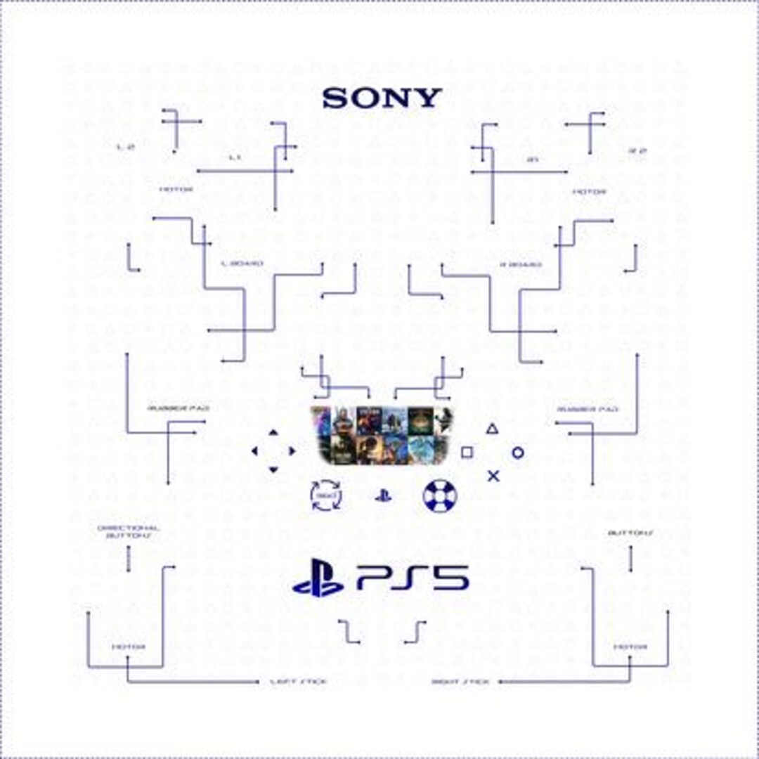 PS5 Dualsense Teardown Template Digital - Etsy UK