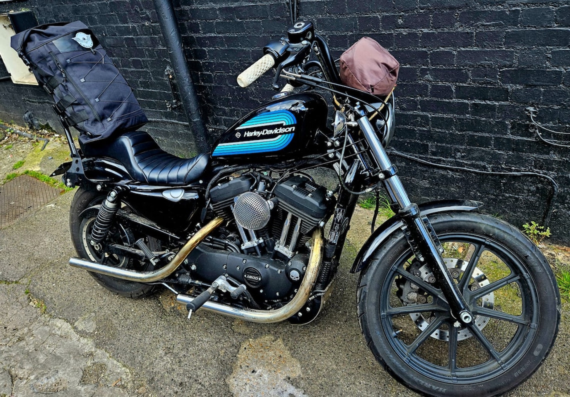 Svarog England Sissybar Luggage Chopper Motorcycle Chopper Harley ...