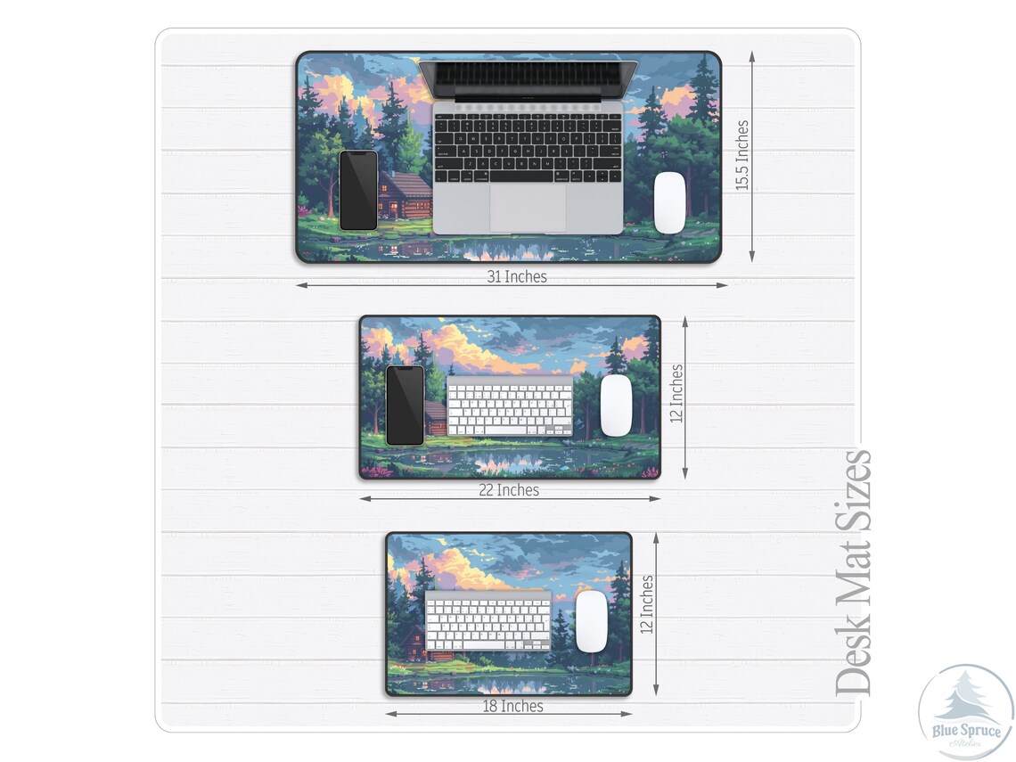 Lofi Desk Mat, Cozy Gamer, Cottagecore Anime Desk Mat, MTG Lorcana ...