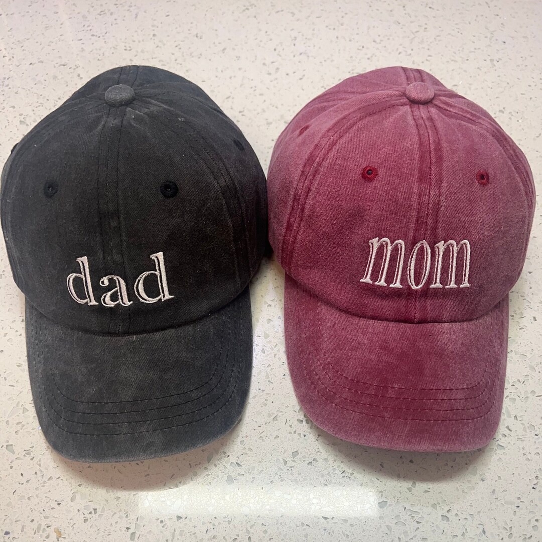Custom Embroidered Hat, Mom/dad Cap, Vintage Baseball Hat, Perfect ...