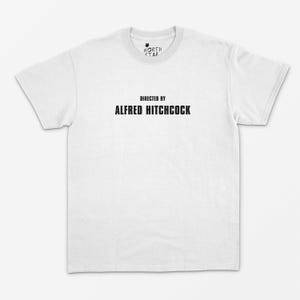 Directed by Alfred Hitchcock T Shirt - Vintage Style / Y2K Aesthetic ...