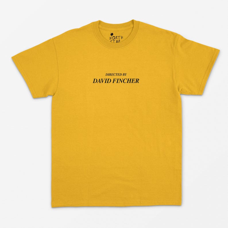 Directed by David Fincher T Shirt - Vintage Style / Y2K Aesthetic / 90 ...