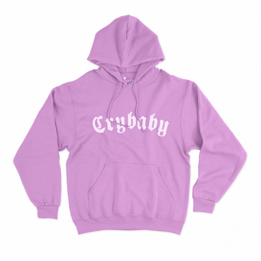 Crybaby Hoodie | Meme Hoodie | Cry A Lot | Girlfriend | Funny Nostalgia ...