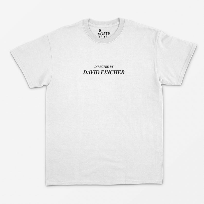 Directed by David Fincher T Shirt - Vintage Style / Y2K Aesthetic / 90 ...