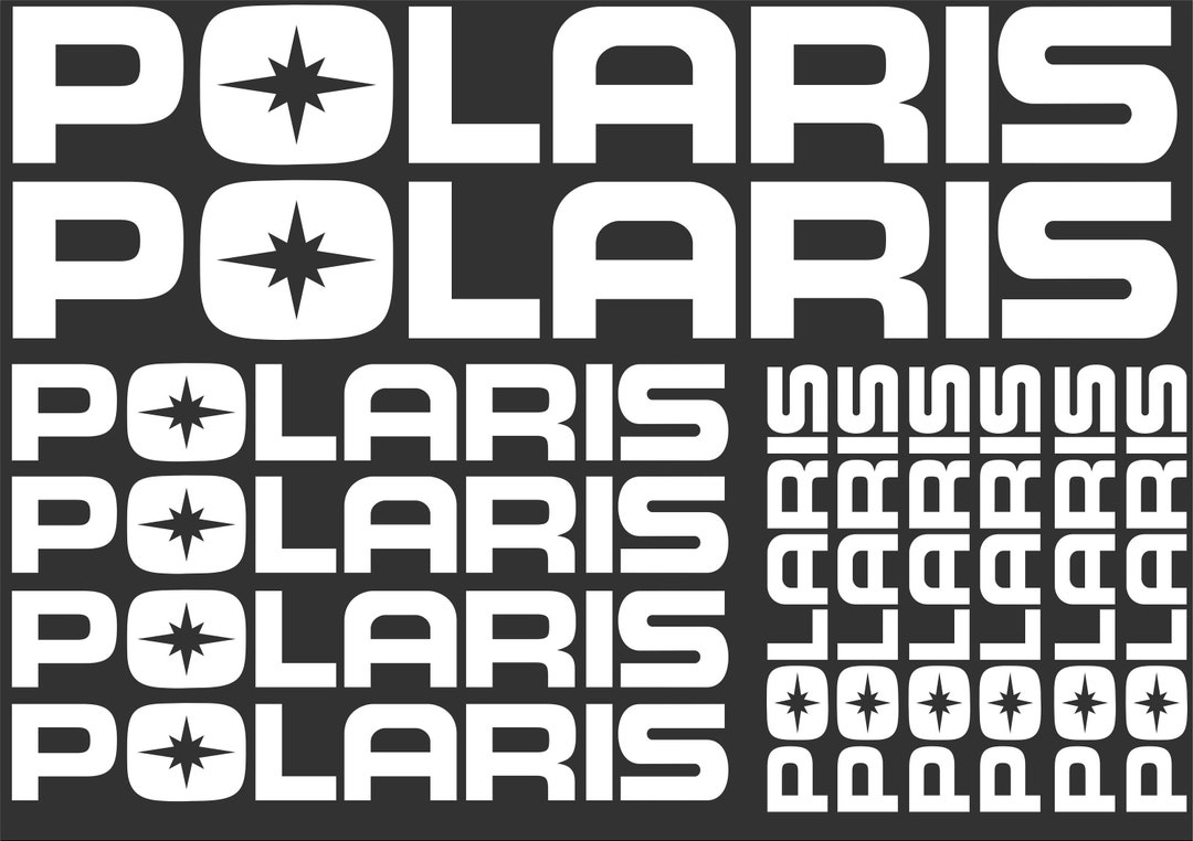 Polaris Decals Stickers Kit for Snowmobile Atv 4x4 Suv Truck Vinyl ...