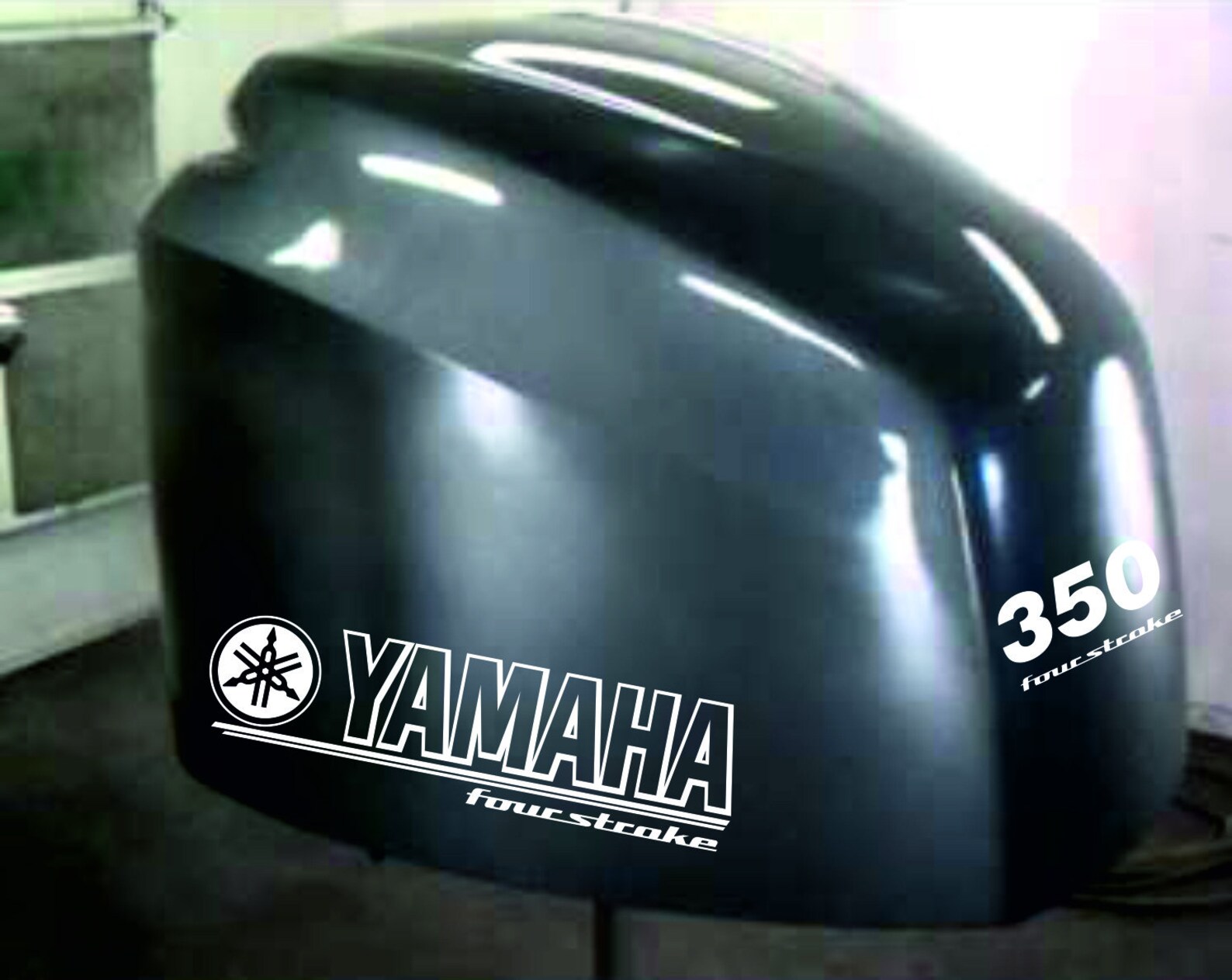 Yamaha Four Stroke Logo Emblem Decals Stickers Set Kit for Boat ...