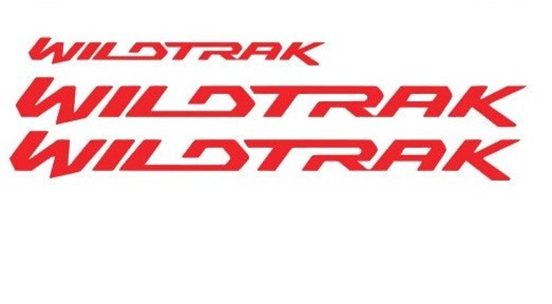 3pcs WILDTRAK Ford Ranger Raptor Decal Sticker Sport Racing Claws ...