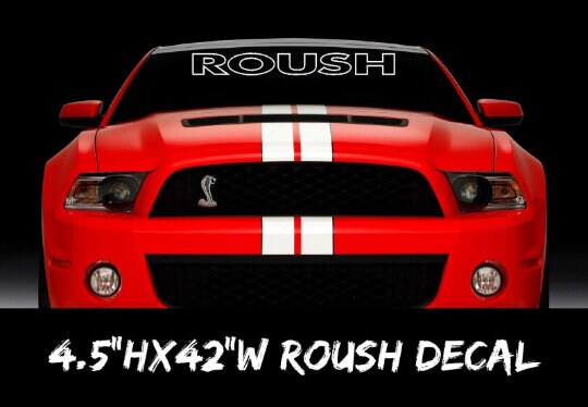 ROUSH Ford Mustang Vinyl Decal Sticker Emblem Logo Ford Mustang F-150 ...