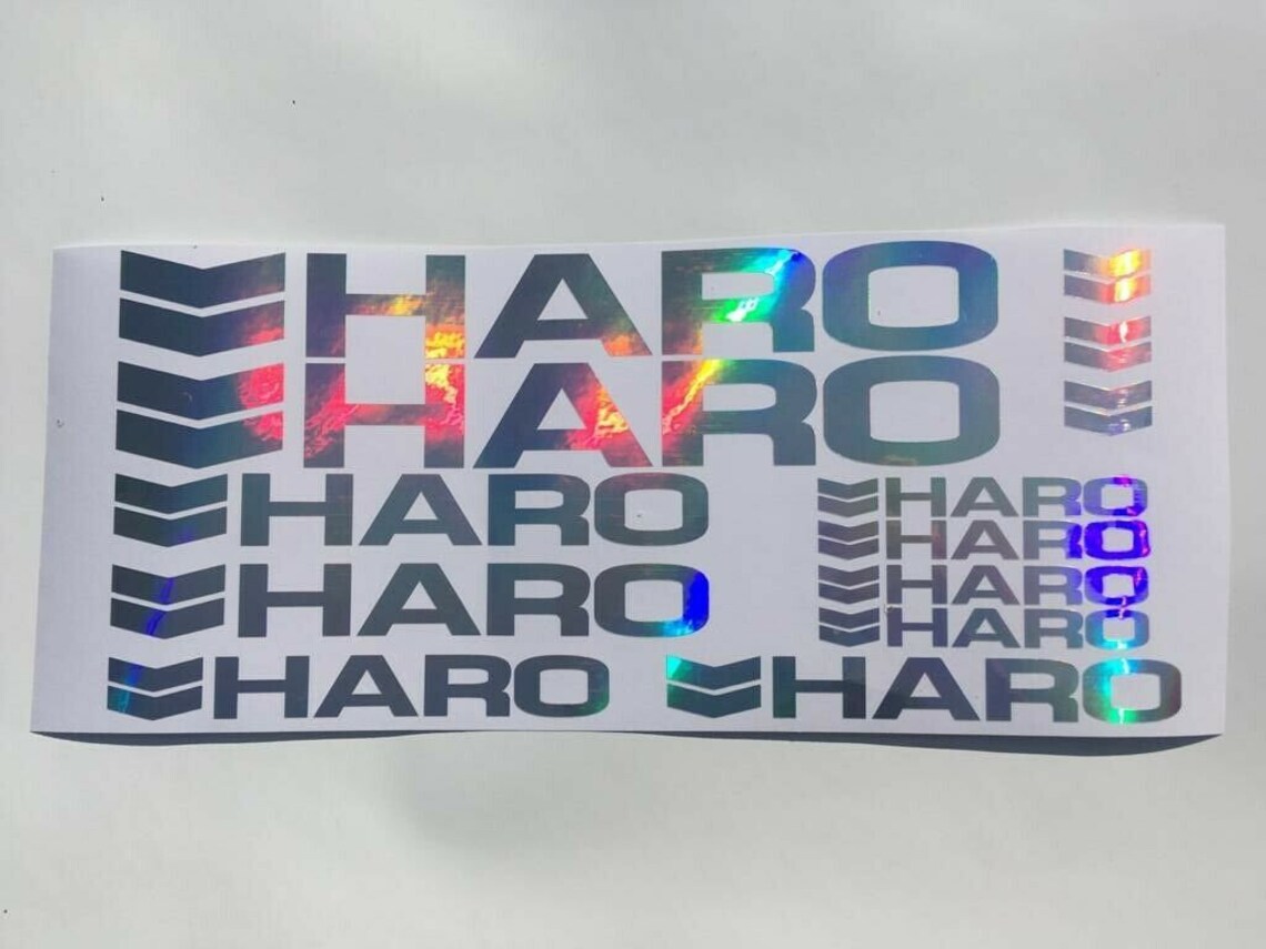 Haro Decals Stickers Set for Frame Vinyl Graphics Bike Mtb Helmet Road ...