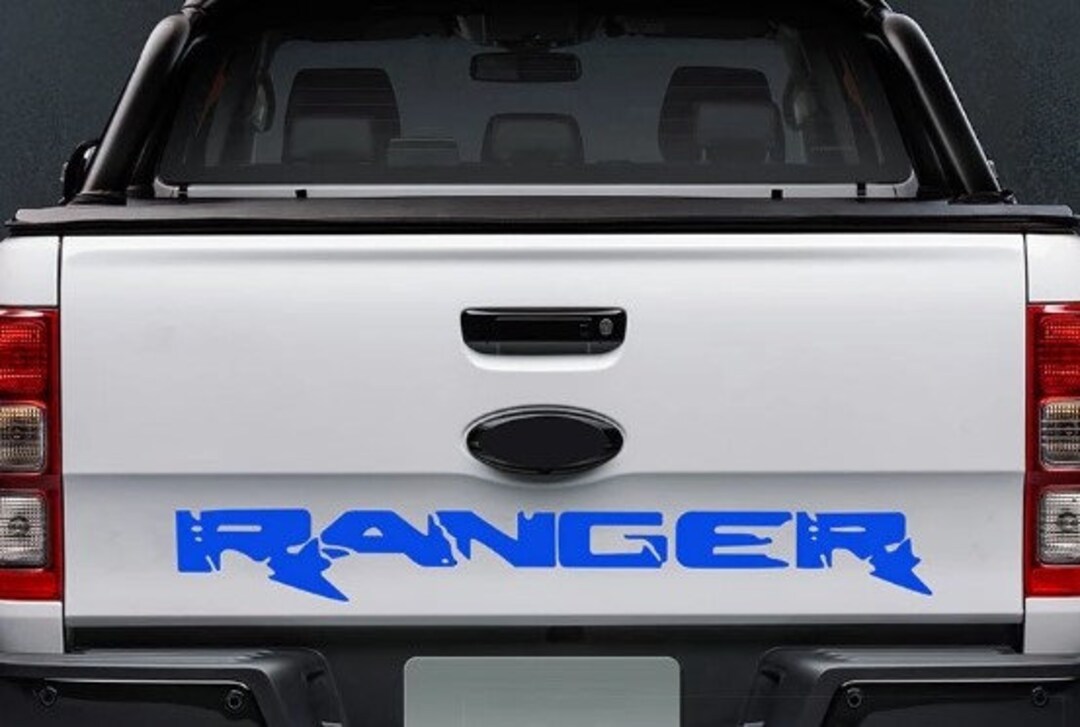 Two FORD RANGER Raptor Decal Sticker for Tailgate Back Door Sport ...