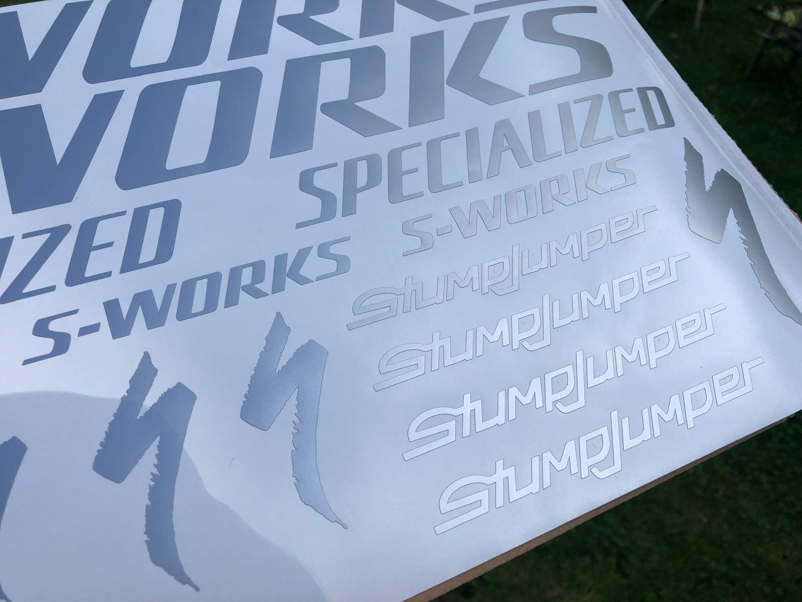 S-works Specialized Stumpjumper Matte Gold Decals Stickers Bicycle ...
