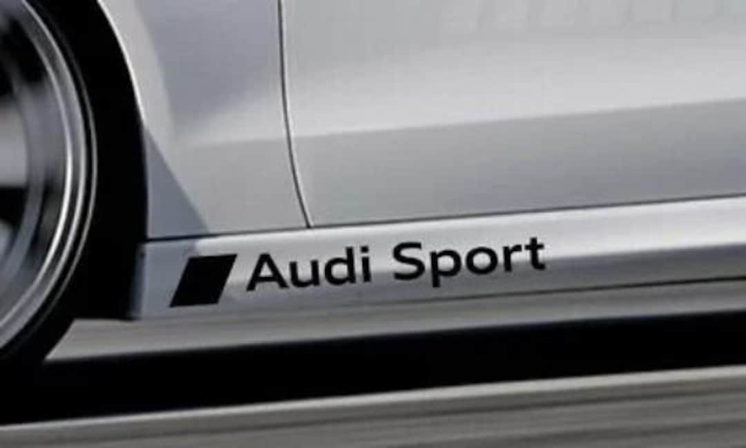 Two Audi Sport Decals Stickers for Door Sill Windows Thresholds Car ...