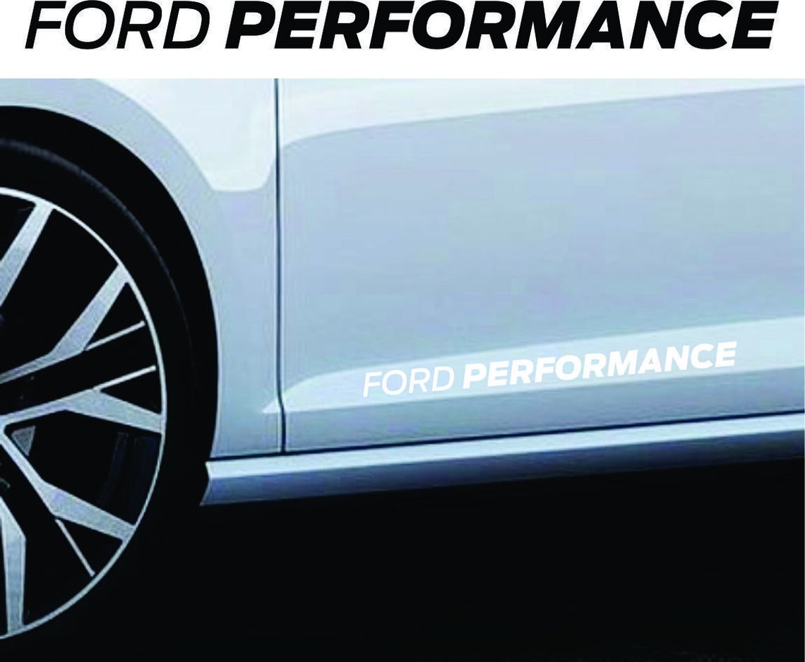 2X FORD PERFORMANCE Decal Sticker Sport Racing Stripe Emblem Car Truck ...