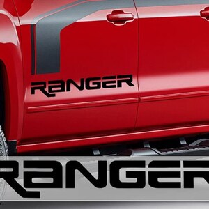 Two FORD RANGER Old Raptor Decal Sticker Sport Racing Claws Stripe ...