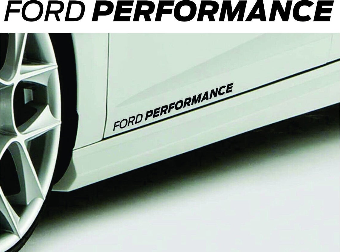 2X FORD PERFORMANCE Decal Sticker Sport Racing Stripe Emblem Car Truck ...