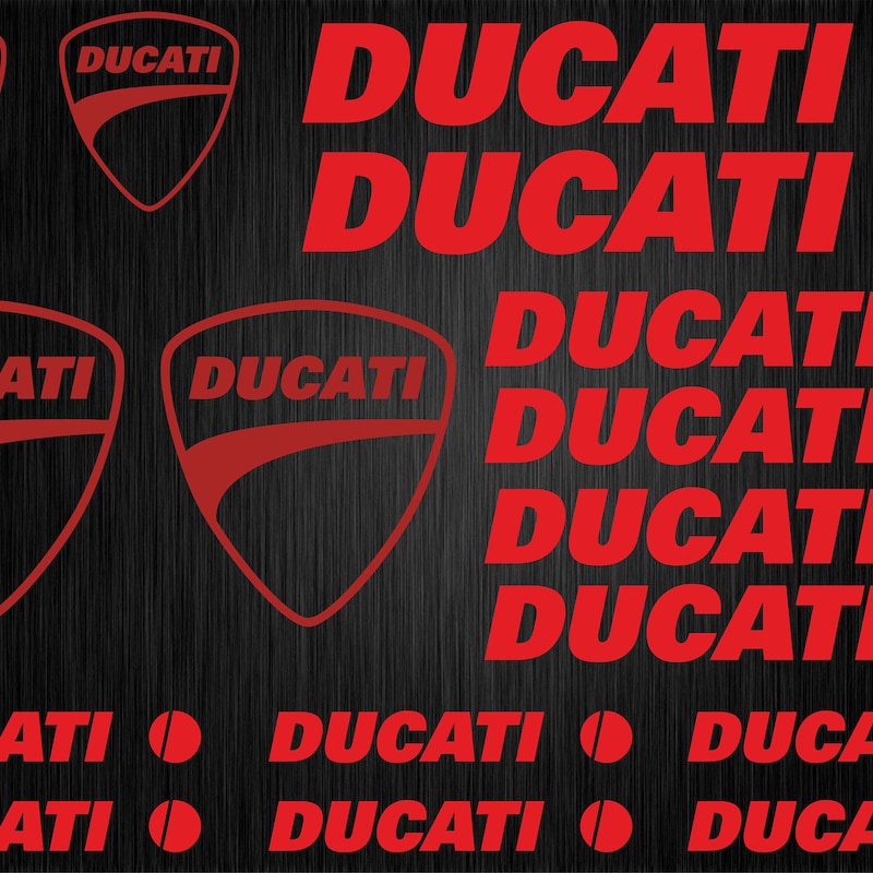 Pink Ducati Sticker - Etsy