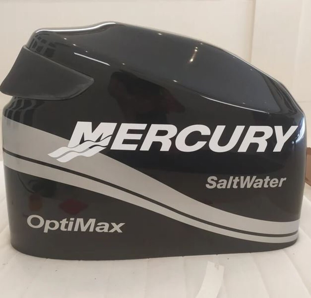 2pcs MERCURY Outboard Boat Motor Engine Decals Stickers Logo - Etsy