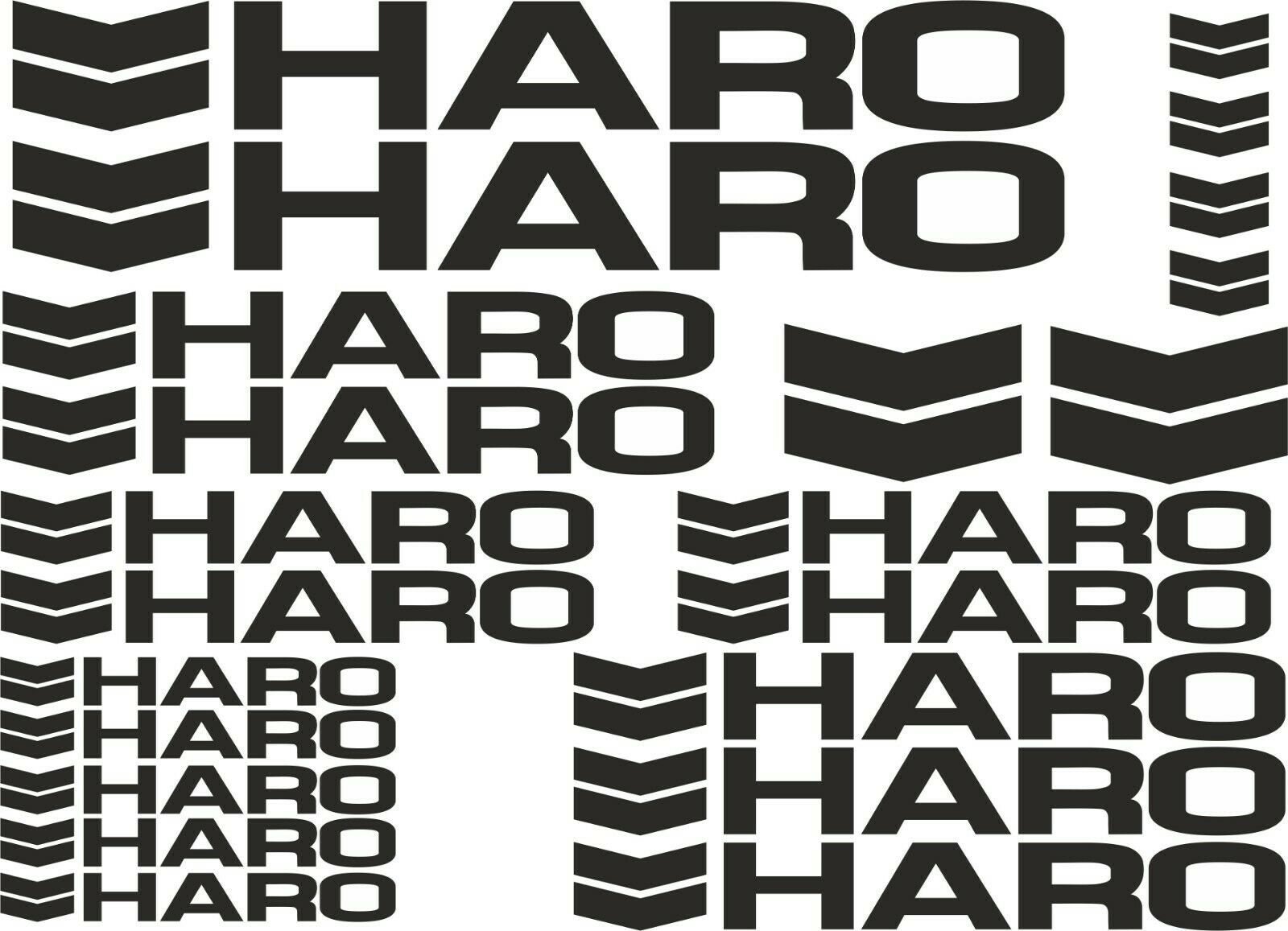 Haro Decals Stickers Set for Frame Vinyl Graphics Bike Mtb Helmet Road Black Red White Bmx Iridescent Chrome Oil Slick Etsy