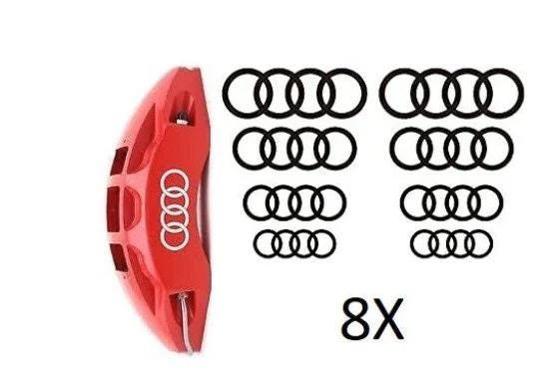 Audi Decals Stickers for Brake Calipers Mirrors Windows Bumper and More ...