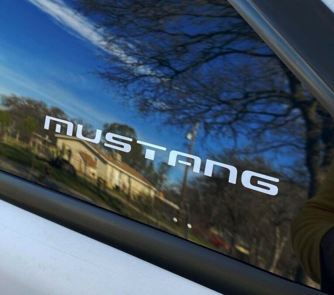 4pcs Ford Mustang Quarter Window Sticker Decals GT Bumper Roush - Etsy