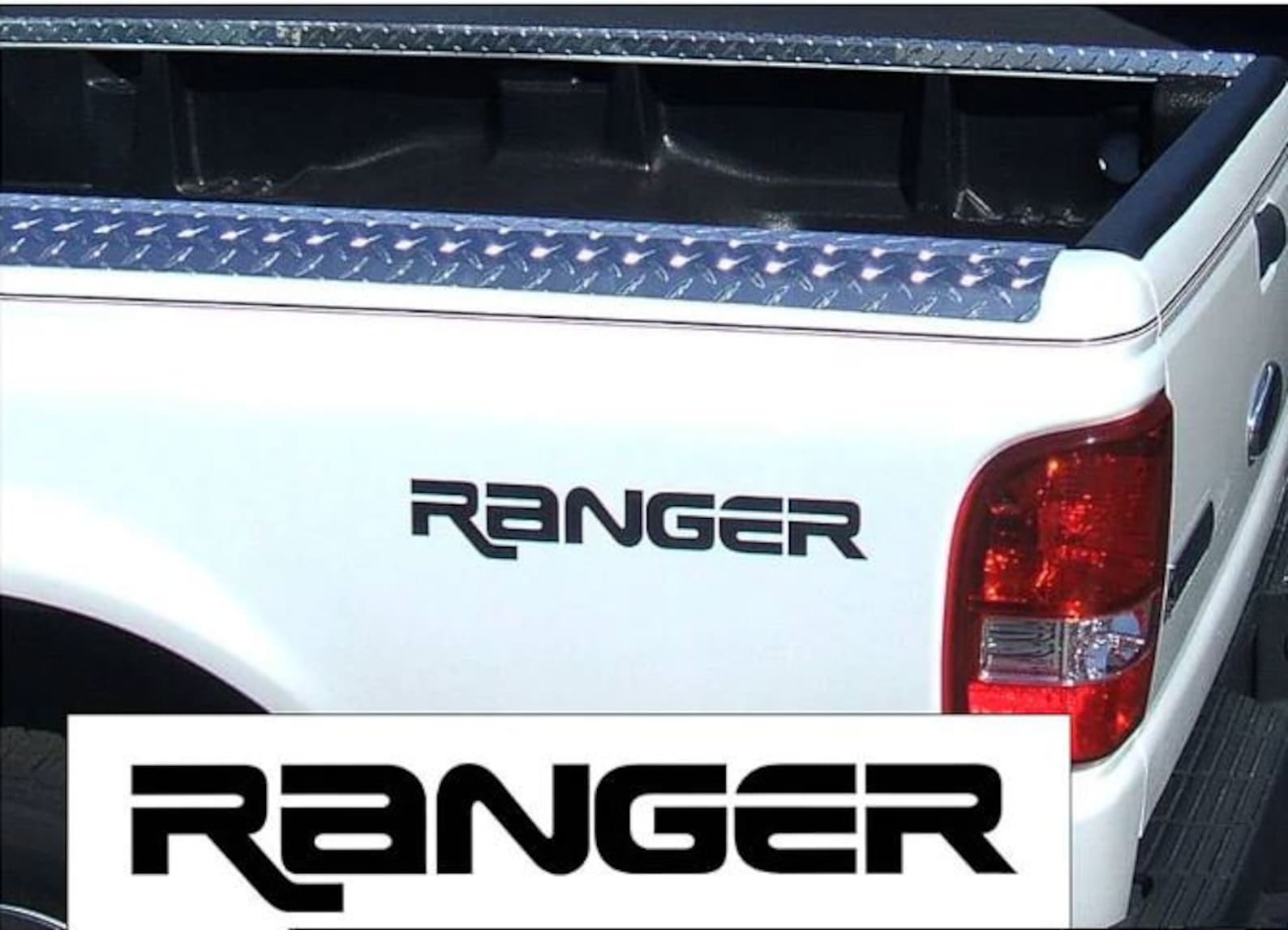Two FORD RANGER Old Raptor Decal Sticker Sport Racing Claws Stripe ...