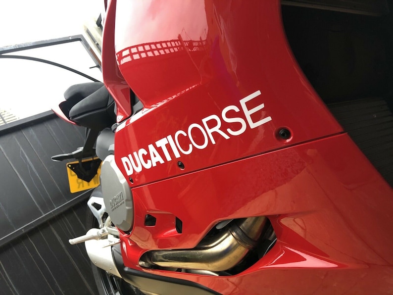 15x DUCATI CORSE Decals Stickers Set for Motorcycle Fuel Tanks Fairing Pans and Helmets - Etsy