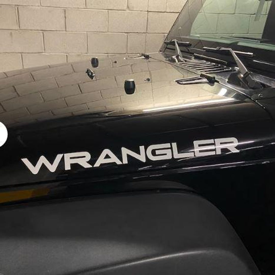Two Wrangler Decals Sticker for Hood Window Bumper Tailgate or More - Etsy